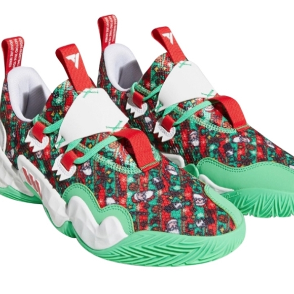 adidas | Shoes | Adidas Trae Young Christmas Santa Grinch Green Red ...